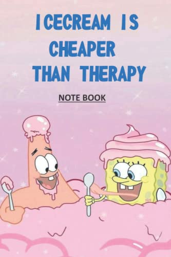 SpongeBob Note Book: Paper Blank, Wide Ruled, Lined /Fun Note Book ...