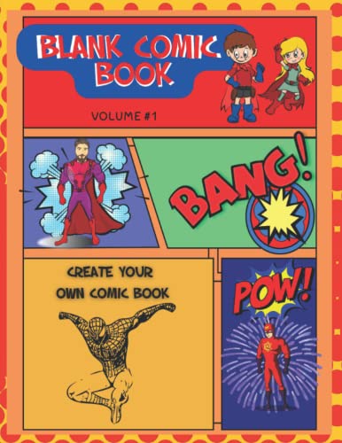 Blank Comic Books For Girls: Create Your Own Comics With This Comic ...