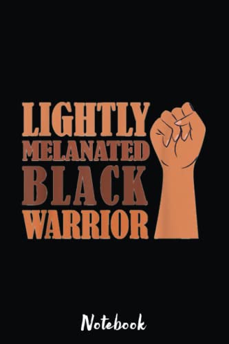 Lightly melanated black history month African Americans Notebook: Lined ...