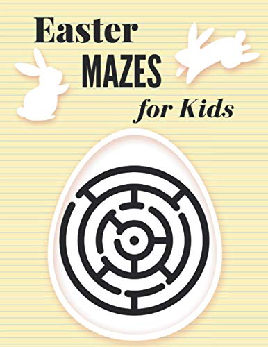 Easter Mazes book for Kids: Easter Maze Activity Book , Mazes puzzles ...