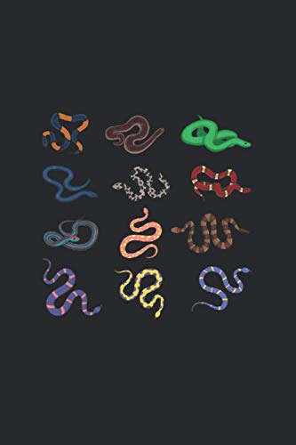 Kind Of Snakes: Snakes Notebook, Dotted Bullet (6" x 9" - 120 pages ...