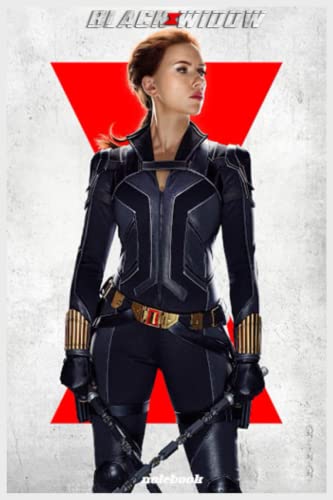 Natasha Romanoff Black Widow notebook: Premium super heroes blackwidow ...