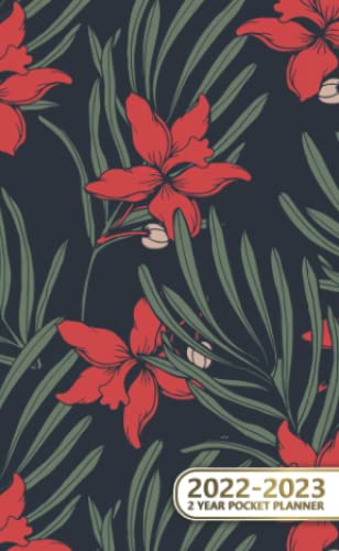 2022-2023 2 Year Pocket Planner: Monthly Pocket Organizer Calendar ...