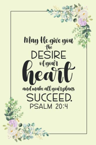 May He Give You the Desire of Your Heart Psalm 20:4: Bible Verses ...
