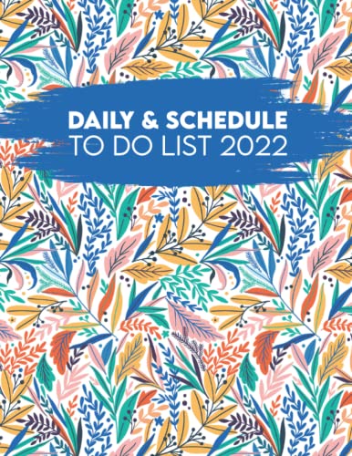 Daily & Schedule, to Do List 2022: Calendar, Planner Inserts, Day ...