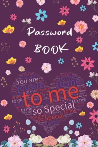 Password book: Password notebook, internet password book, password ...