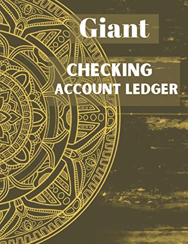 Giant Checking Account Ledger: 140 pages- Checking Account Register ...