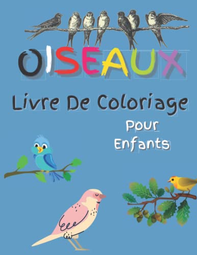 Oiseaux_Livre de coloriage des Oiseaux: Des oiseaux amusants pour les ...