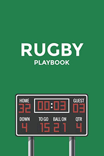 Rugby Playbook: Practical Rugby Game Coach Play Book Coaching Notebook ...