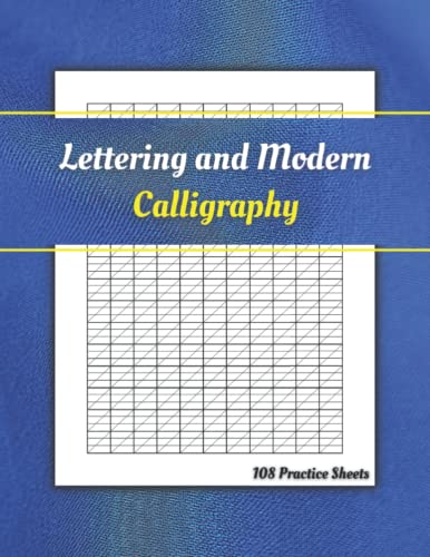 Lettering And Modern Calligraphy: Handwriting Practice Paper Sheets for ...