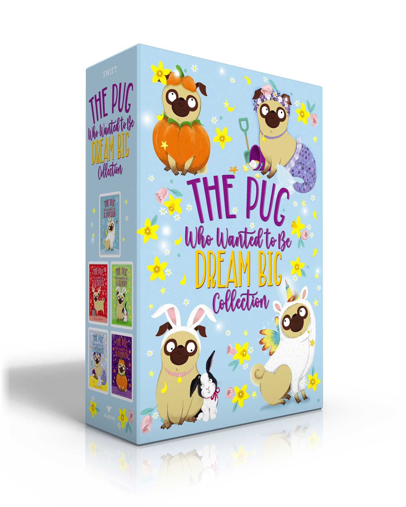 The Pug Who Wanted to Be Dream Big Collection (Boxed Set): The Pug Who ...