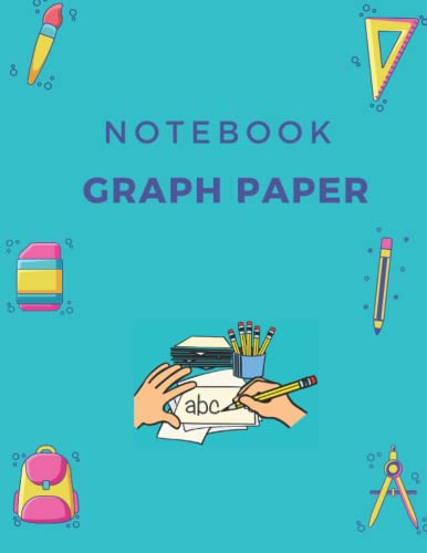 Graph paper: Notebook, 8,5 * 11, 140 pages, Matte cover, Study & Work ...
