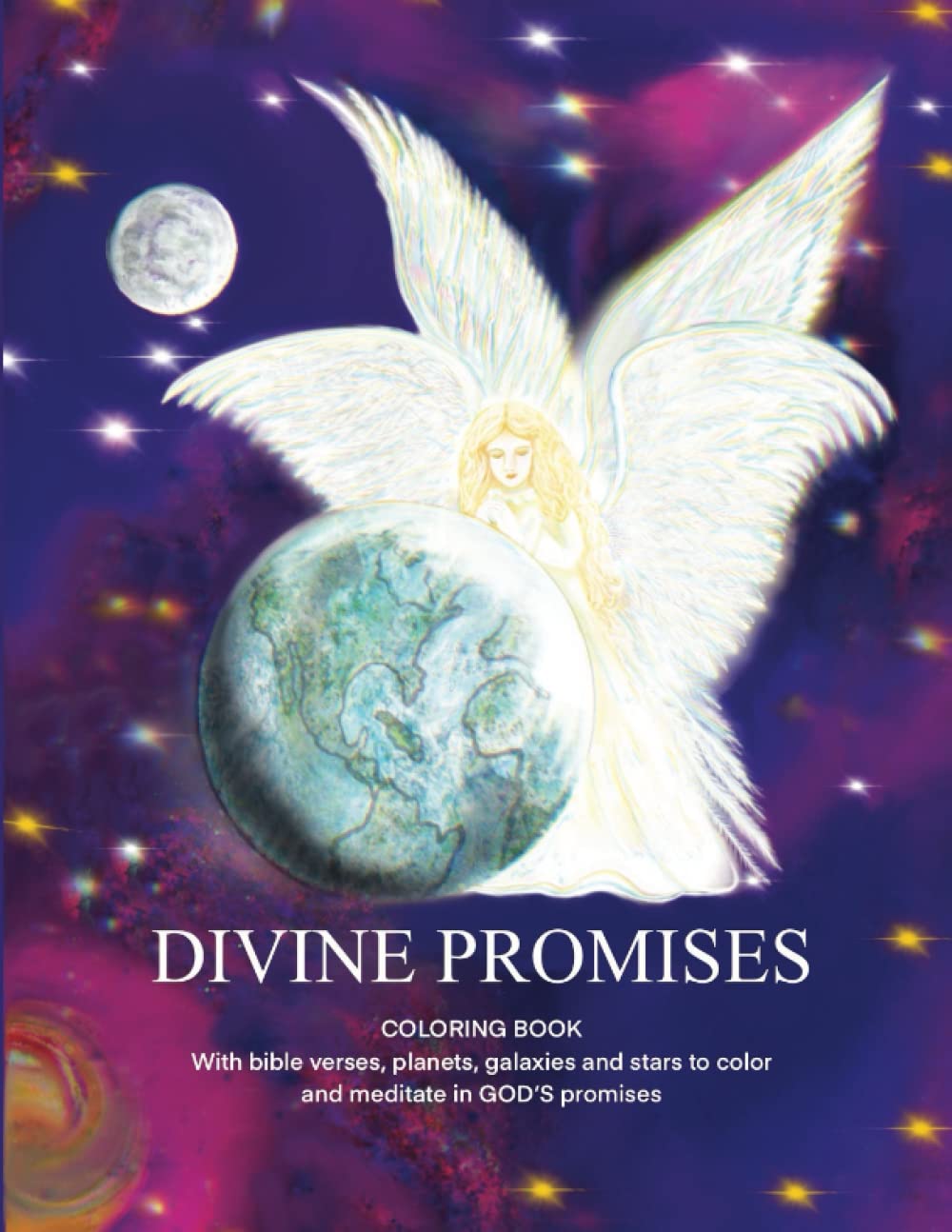 Divine Promises: Coloring book with bible verses by Yasmin S. Flores ...