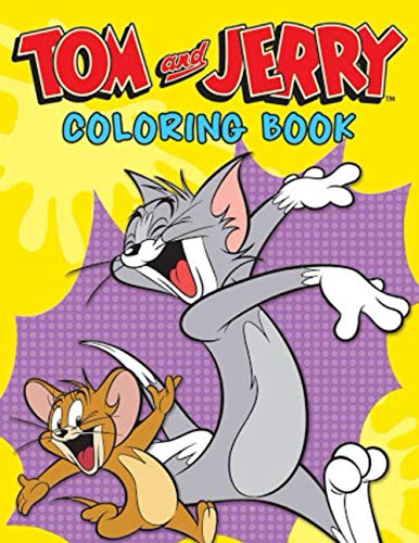 Tom And Jerry Coloring Book: Great Gift Adult Coloring Books For Men ...