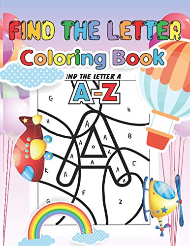 Find The Letter Coloring Book A-Z: Find The Letter Coloring book for ...