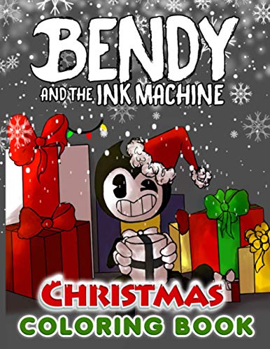 Bendy And Ink Machine Christmas Coloring Book: Wonderful Bendy And Ink ...