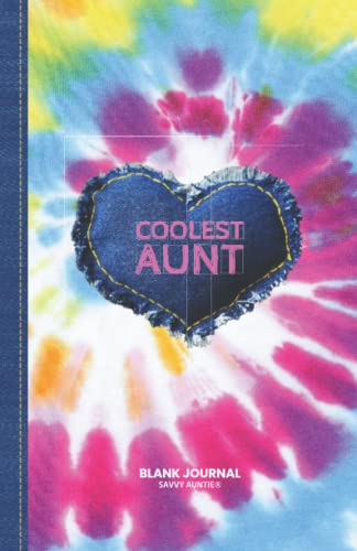 SAVVY AUNTIE Coolest Aunt | Blank Journal: Niece, Nephew Gift for Cool ...