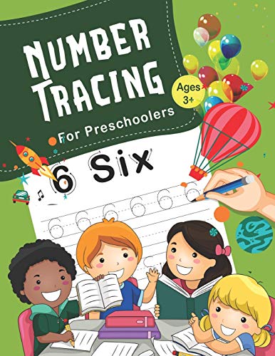 Number Tracing For Preschoolers: Handwriting Practice Workbook ...