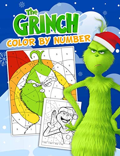 The Grinch Color By Number: A Interesting Coloring Book With Plenty Of ...
