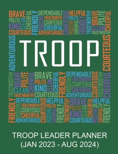 Troop Leader Planner: Words January 2023 - August 2024, A Complete ...