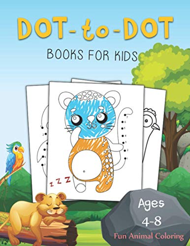 Dot to Dot Books for Kids Ages 4-8 Fun Animal Coloring: The Bear Dot to ...