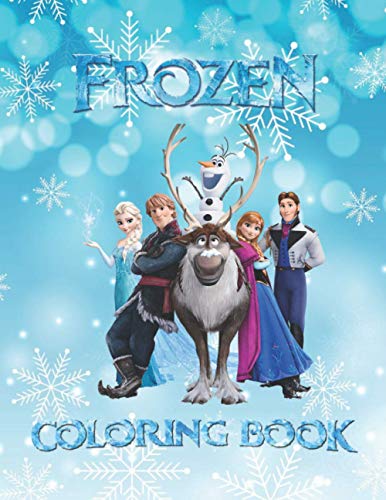 Frozen Coloring Book: 100+coloring pictures for kids and adults with ...