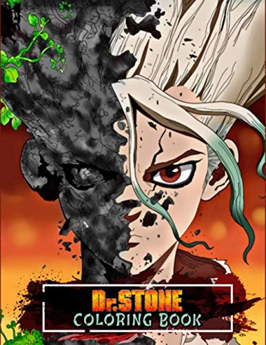 DR.STONE COLORING BOOK: Anime Coloring book for adults AND KIDS ...