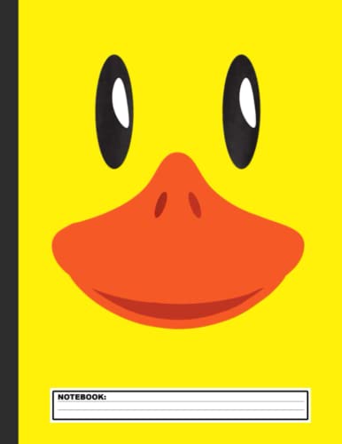 Cute Duck Face Notebook: Journal Notebook Gift For Duck Lovers - Cute ...