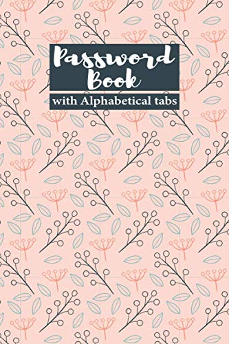 Password Book With Alphabetical Tabs: Personal Internet Address ...