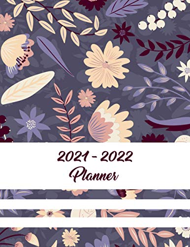 2021 – 2022 Monthly Planner Tow Year Calendar Diary: A Cool monthly ...