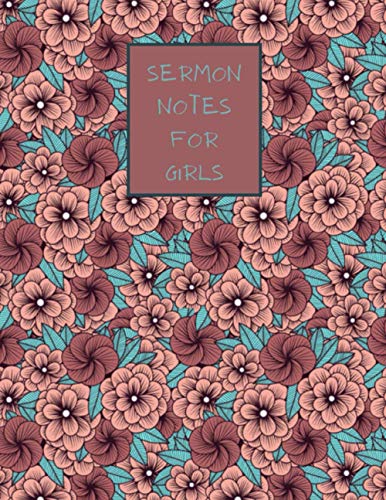 SERMON NOTES FOR GIRLS: It's the perfect floral inspritional tool to ...