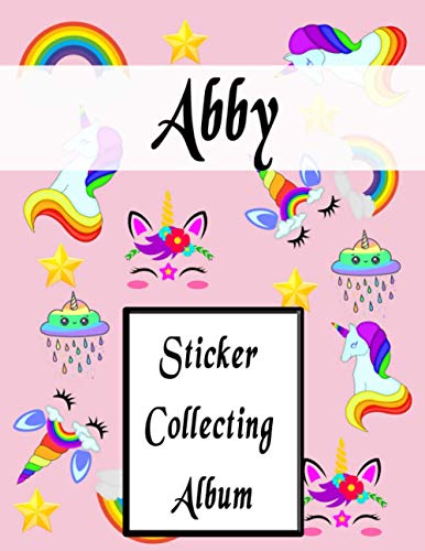 Abby Sticker collecting album: Funny Abby personalized sticker album ...