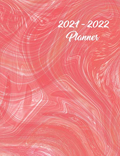 2021 – 2022 Monthly Planner Tow Year Calendar Diary: Beautiful Monthly ...