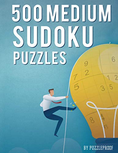 Sudoku Medium: 500 Medium Difficulty Sudoku Puzzles For Adults. Four ...