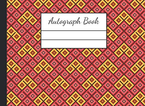 Autograph Book: Signatures Blank Scrapbook | Celebrity Autograph Book ...