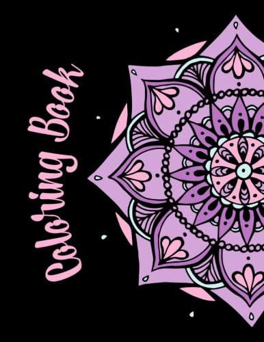 Coloring Book: 28 One-Sided Pages With Beautiful Mandalas Luxurious ...