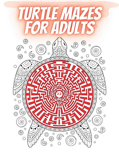Turtle Mazes for Adults: Maze Book| Puzzle Book for Adults by Factory ...