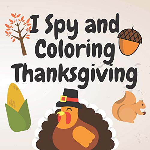 I Spy And Coloring Thanksgiving: Activity Colouring Book For Child / A ...