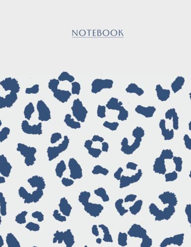 Notebook: Leopard Print Composition Notebook - College Ruled With 120 ...