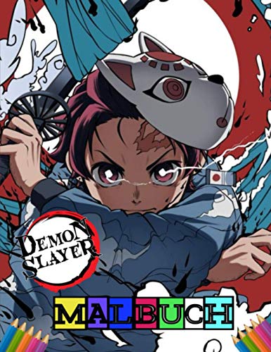 DEMON SLAYER MALBUCH: kimetsu yaiba Anime Soft Glossy Cover Neue ...