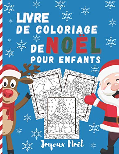 Livre De Coloriage De Noel Pour Enfants: Joyeux Noël | Livre de ...