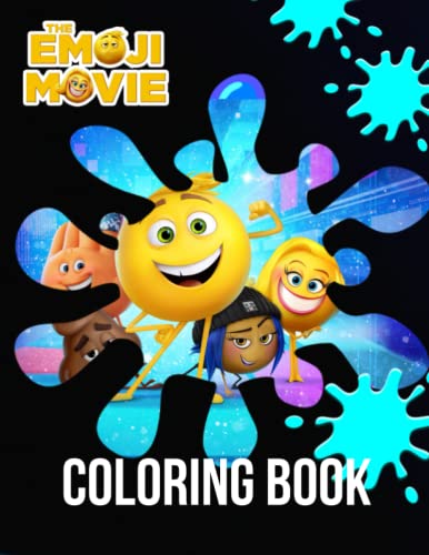 The Emoji Movie Coloring Book: Interesting coloring book suitable for ...