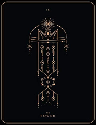 The Tower: The Tower Tarot Card, Tarot Card Journal, Divination Journal ...