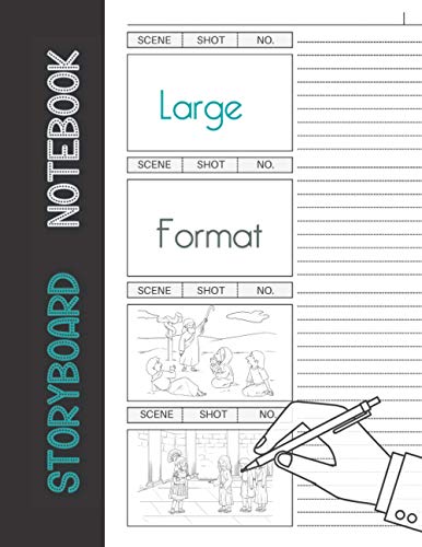 Storyboard Notebook Large Format: A Perfect Large Format Arts ...