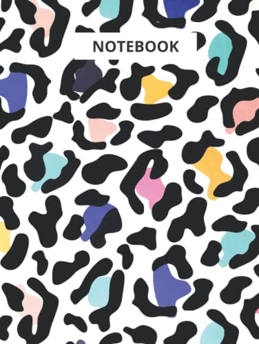 Notebook: Leopard Print Composition Notebook - College Ruled School ...