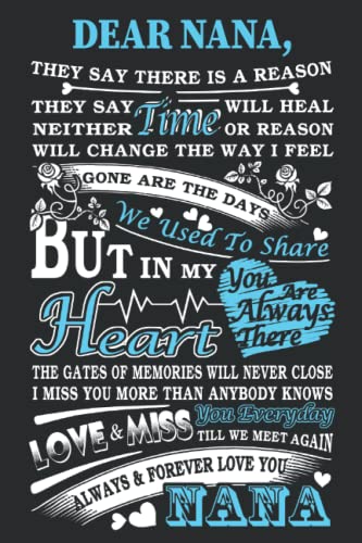 Dear Nana, always and forever love you: 99+ Prompts Guided Grief ...