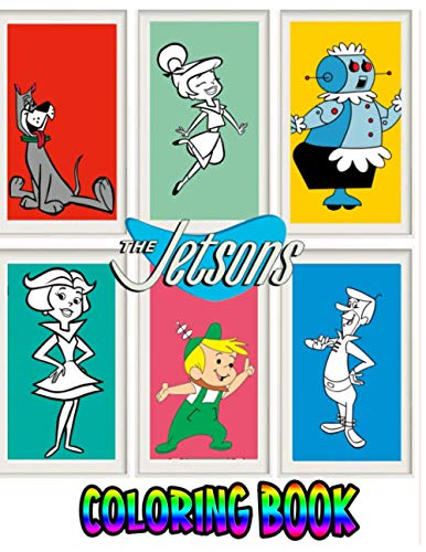 The Jetsons Coloring Book: 50+ Coloring Pages. Jetsons Beautiful Simple ...