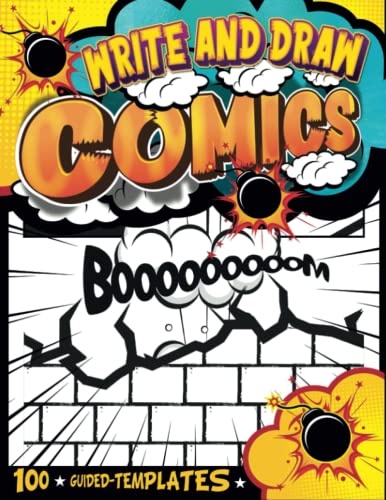 Draw And Write Notebook: Comic Drawing And Writing Practice For Kids ...