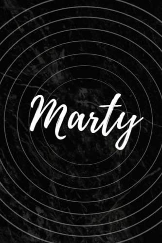 Marty: Personalized Notebook with Name Marty | Writing Drawing Journal ...