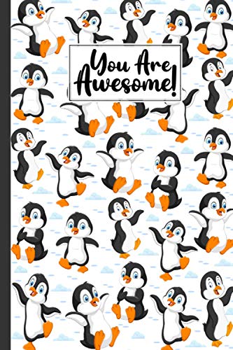 You Are Awesome: Penguin Composition Notebook Gift For Men Women Girls ...